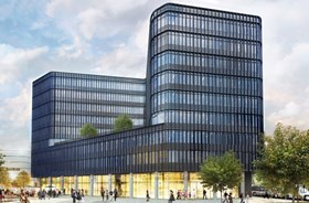 De werf van Buzzcity in Luxembourg-stad